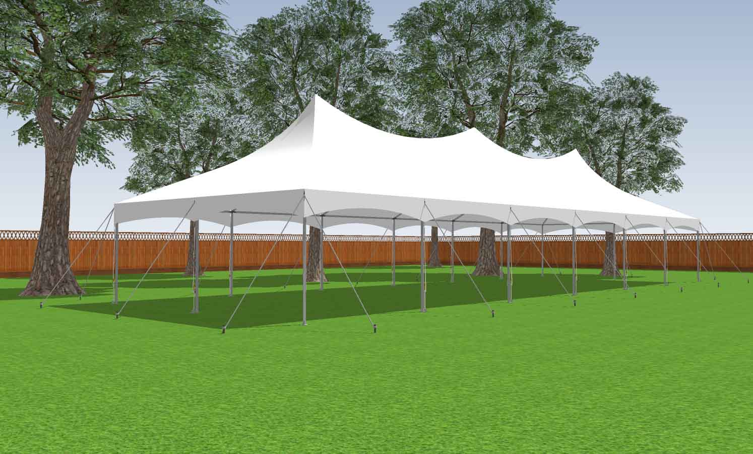 20' Wide Frame Tents for Sale | American Made by Ohenry Tents