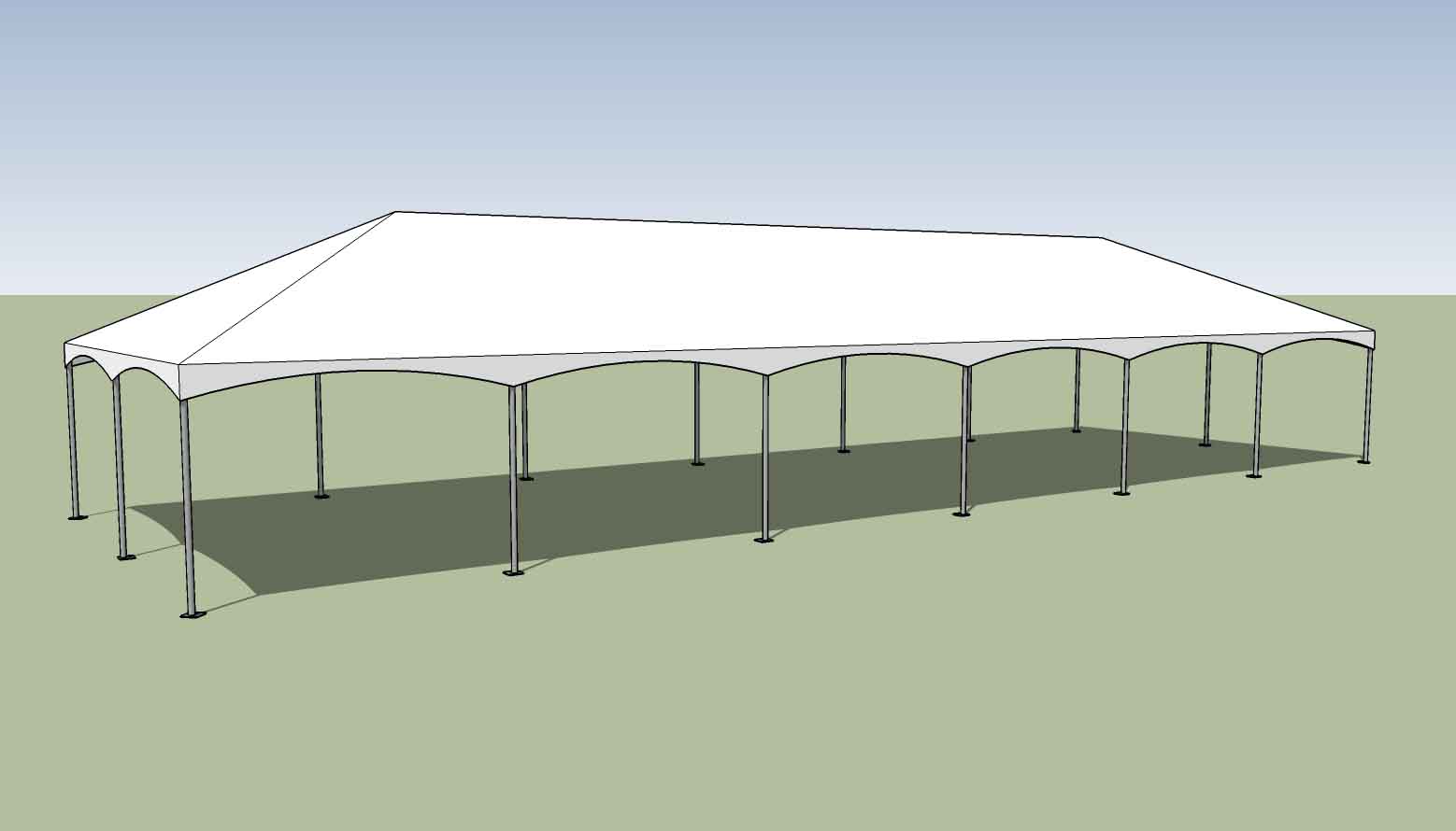 20' Wide Frame Tents for Sale | American Made by Ohenry Tents