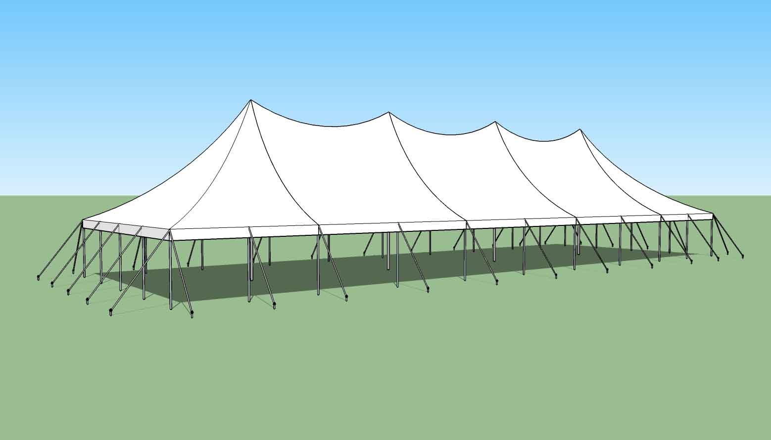 30x90 High Peak Party Tent | Ohenry High Peak Party Tents