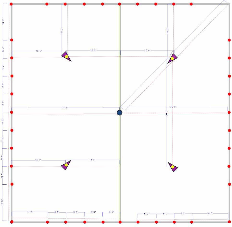 Pole Tent Installation Instructions | Schematics and Floor plans
